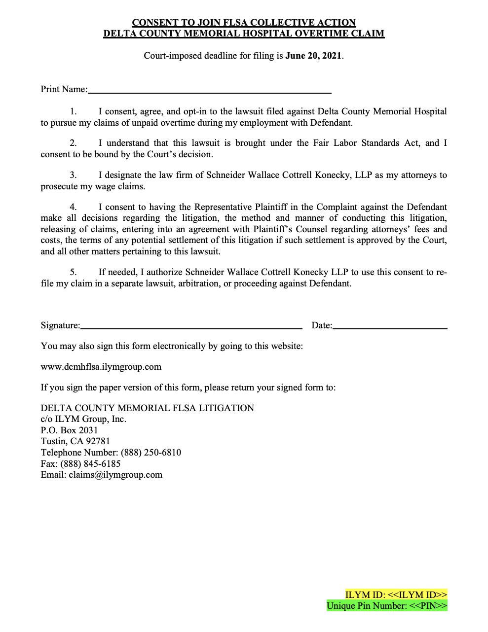 Gray v. Delta County Memorial Hospital